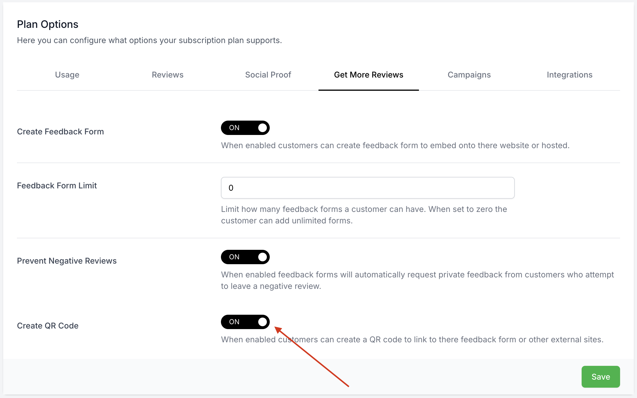 Control QR Code Access Via Custom Plans