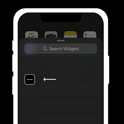 Add the widgets - Blank
