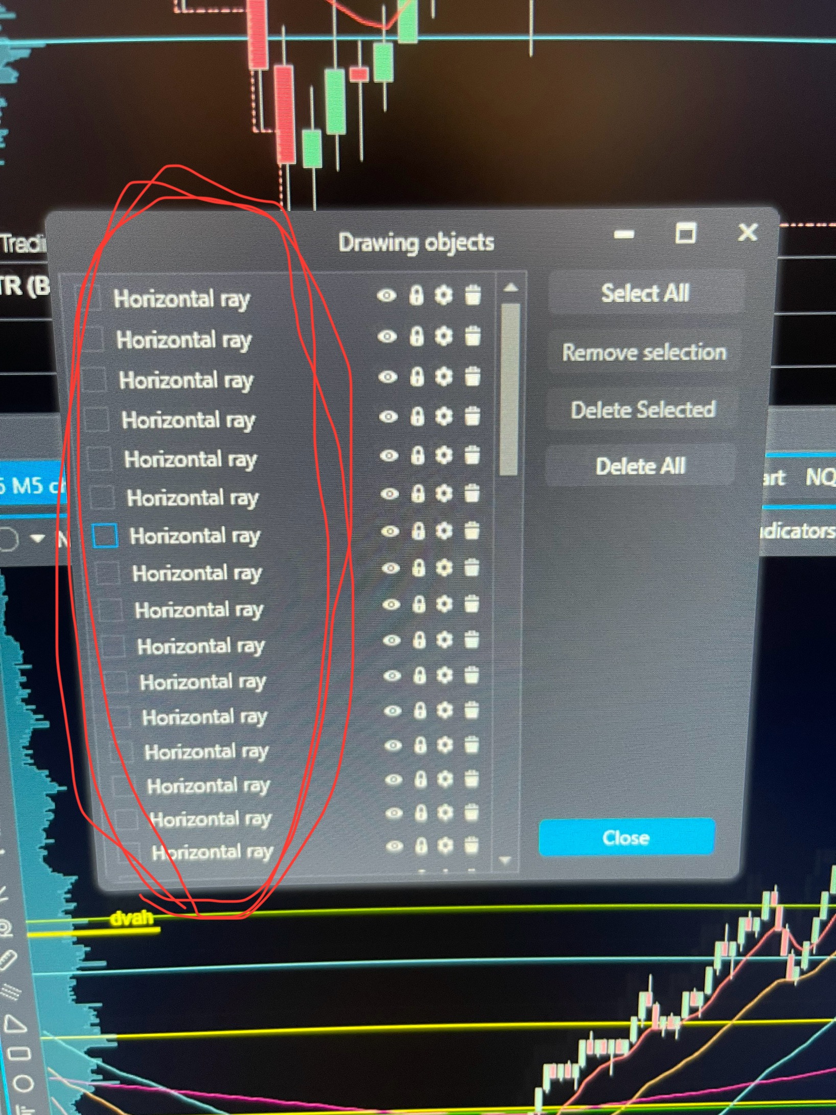 Change names of drawing objects in object tree - ATAS